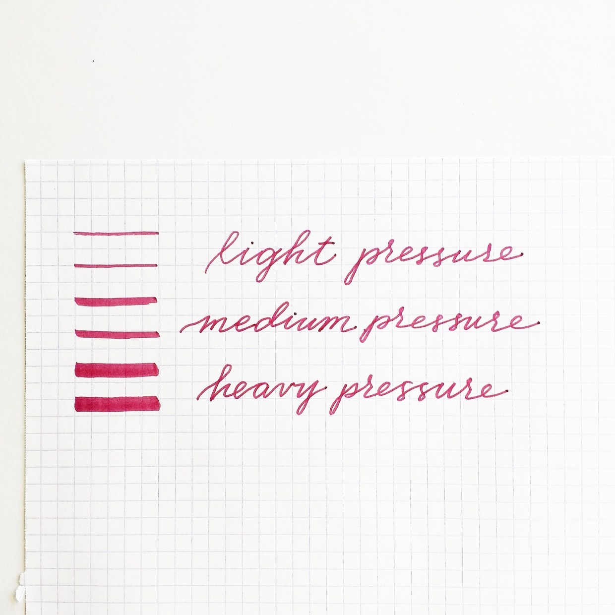 Improve your brush calligraphy by practicing thin and thick strokes ...