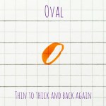 Basic brush calligraphy strokes: The oval – Pieces Calligraphy