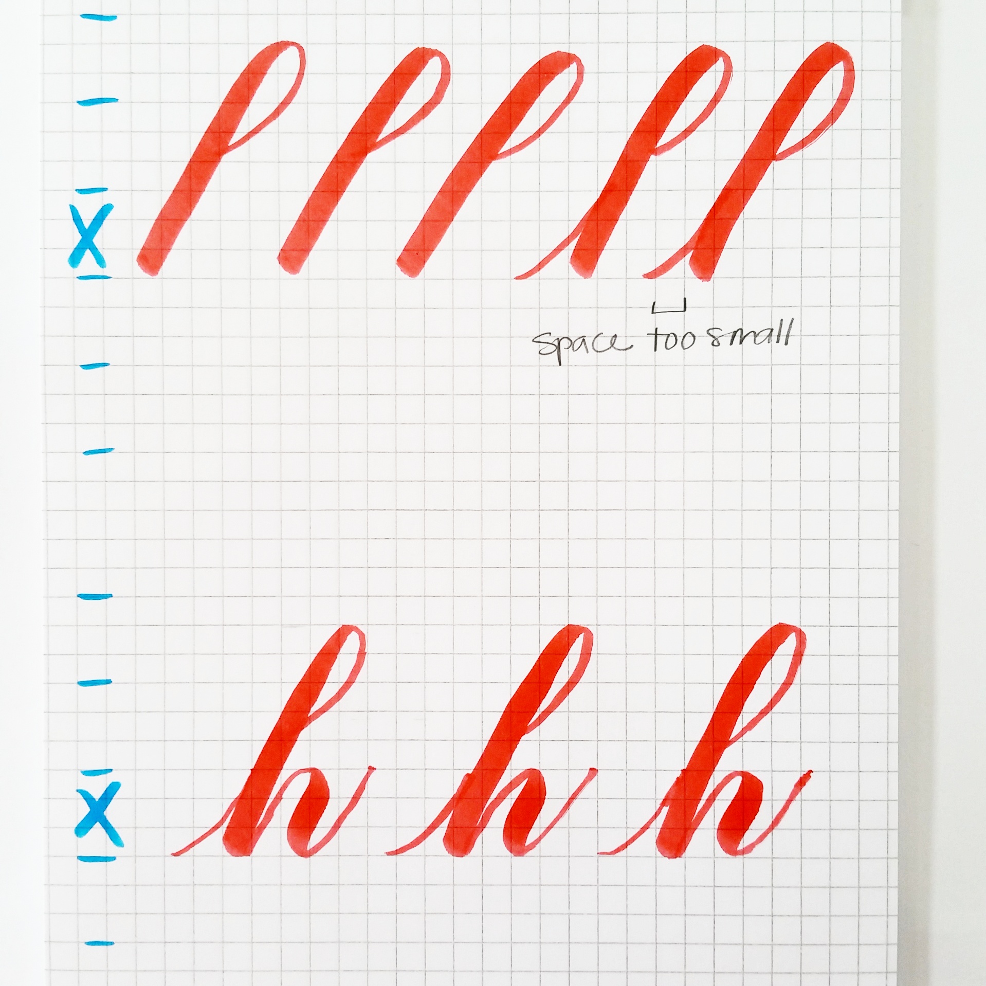 Basic brush calligraphy strokes: The ascending stem loop – Pieces ...