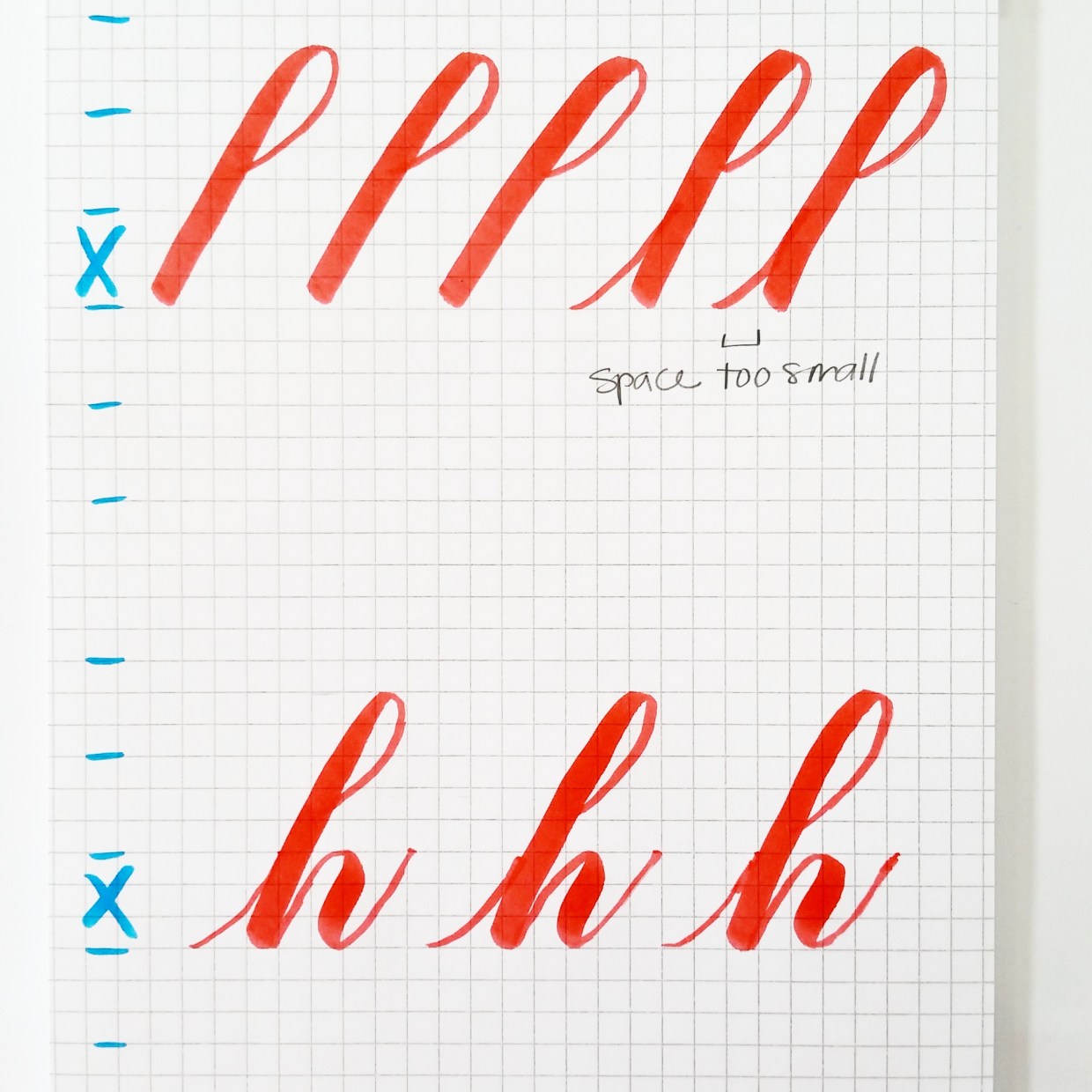 Basic brush calligraphy strokes: The ascending stem loop – Pieces ...