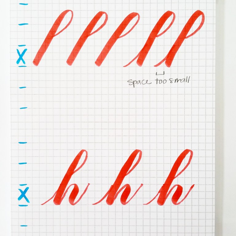 Basic brush calligraphy strokes: The ascending stem loop – Pieces ...