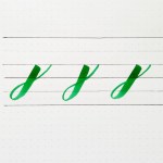 Basic brush calligraphy strokes: The descending stem loop (plus a FREE ...