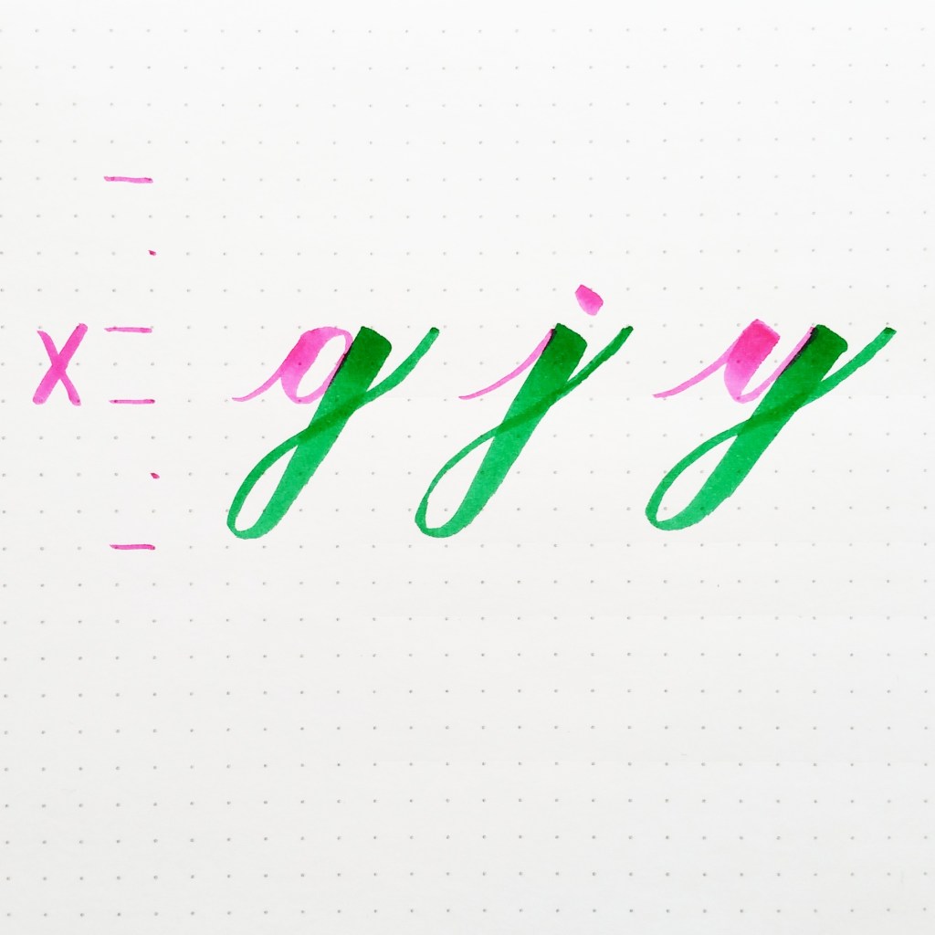 Basic brush calligraphy strokes: The descending stem loop (plus a FREE ...