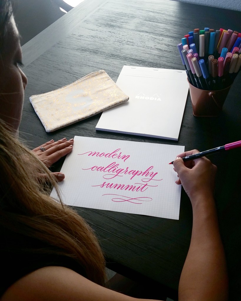 I’m teaching at the Modern Calligraphy Summit 2.0! – Pieces Calligraphy